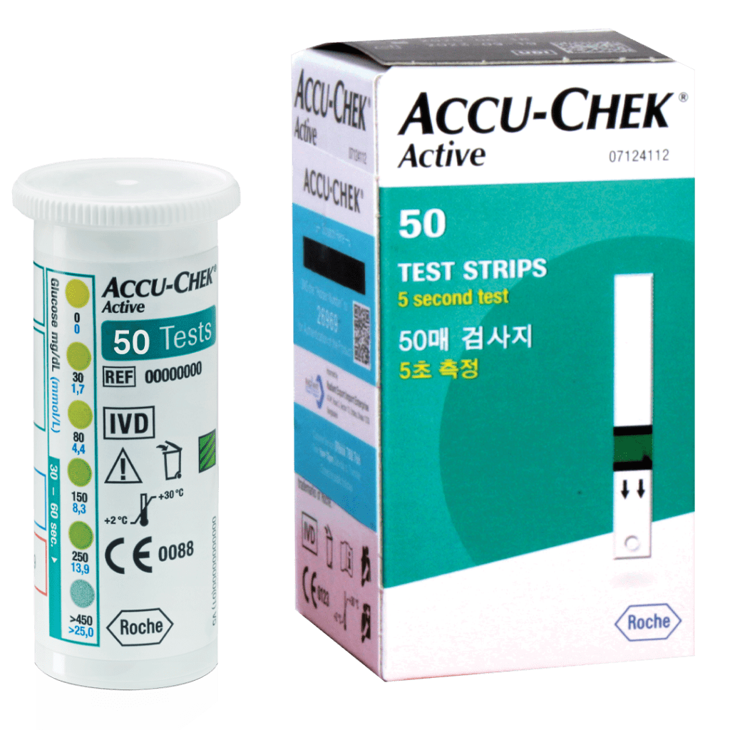 100 Count Test Strips Accu-Chek Active Test Strips - 100 Count (2 Vials ...